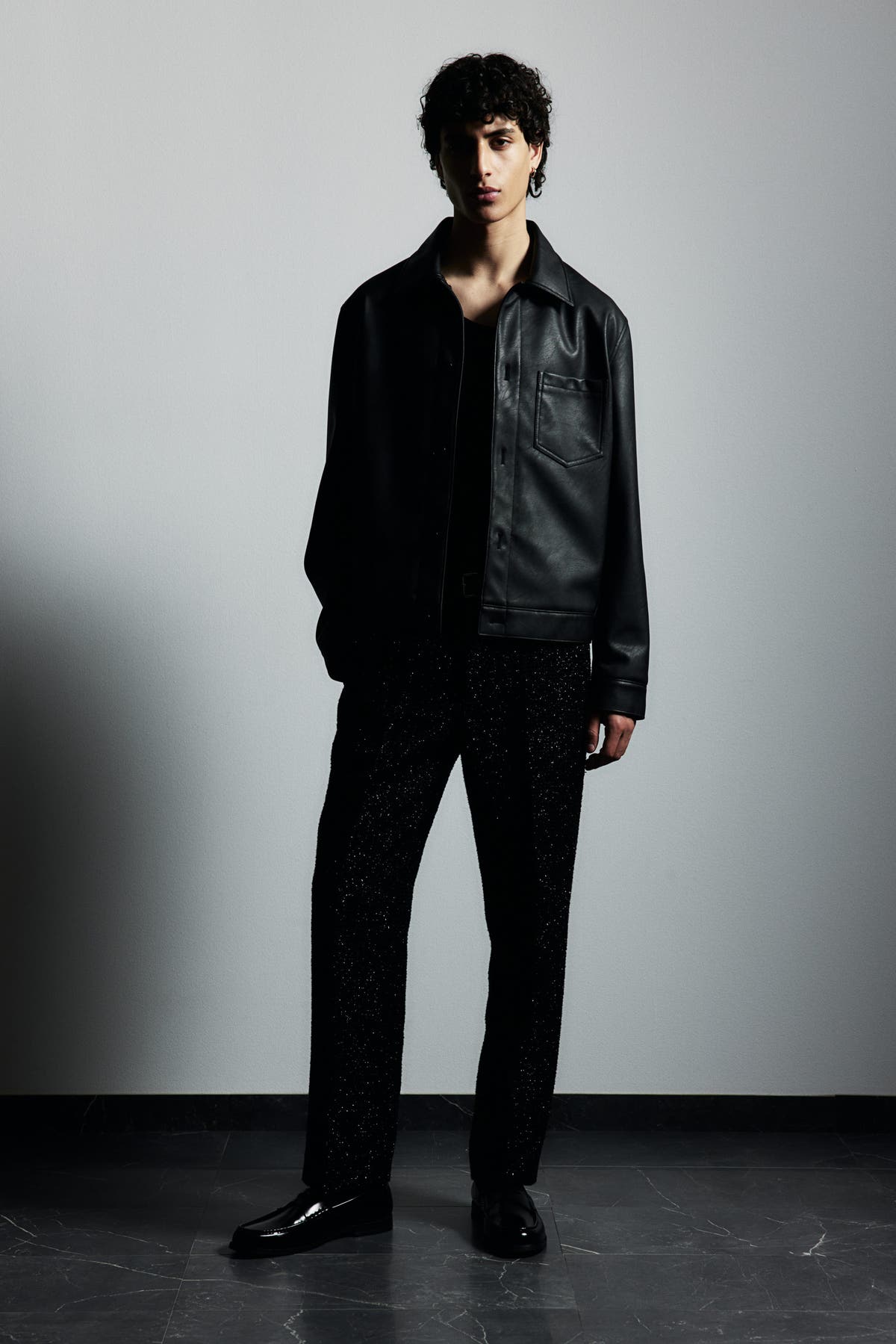 Slim Fit Napped Jacket | H&M UAE