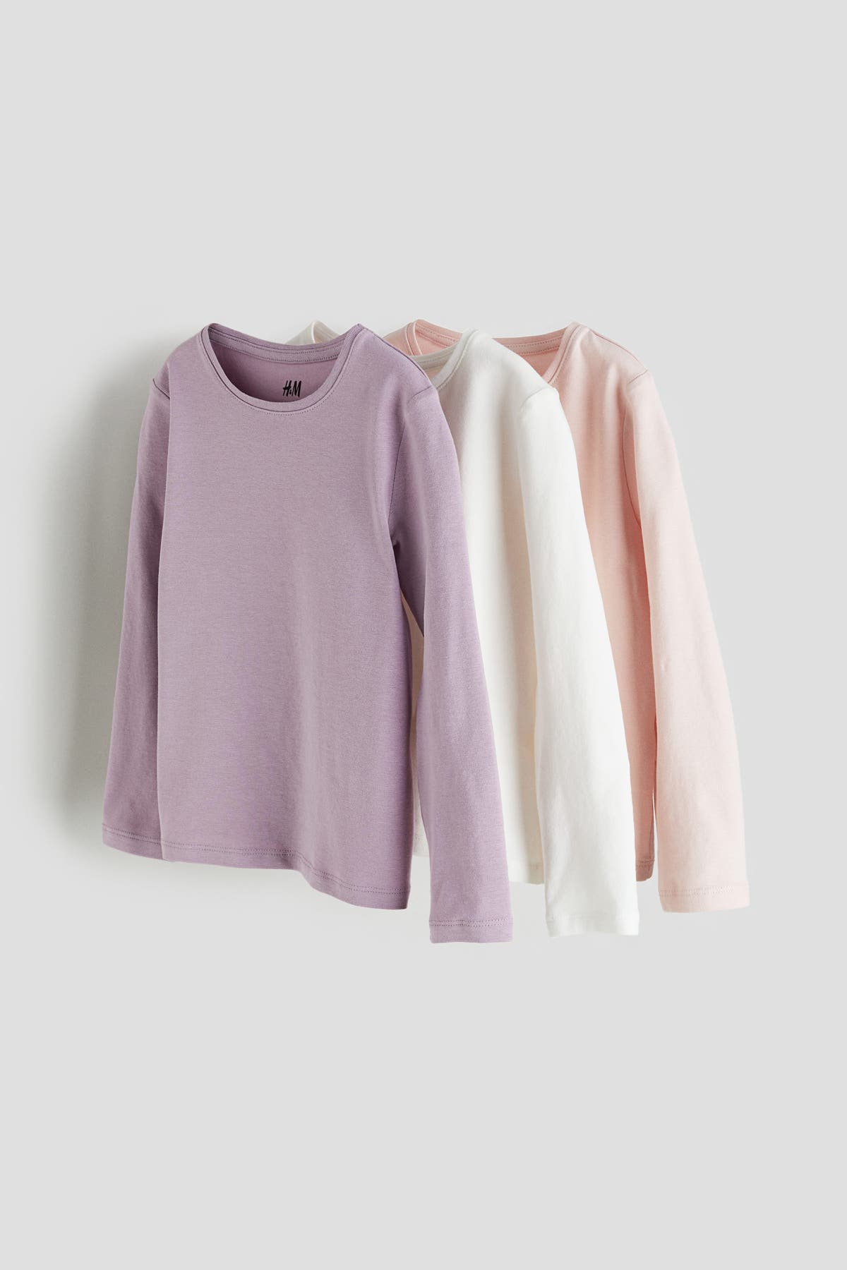 3-pack Long-sleeved Tops | H&M UAE