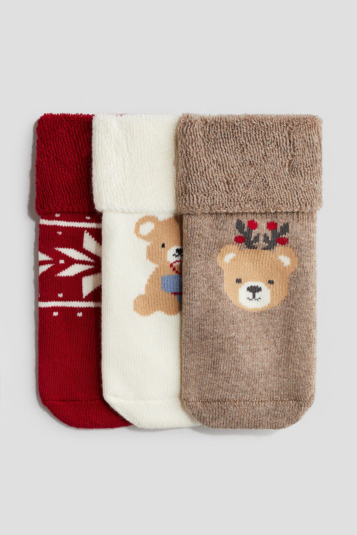 3-pack Terry Socks | H&M UAE