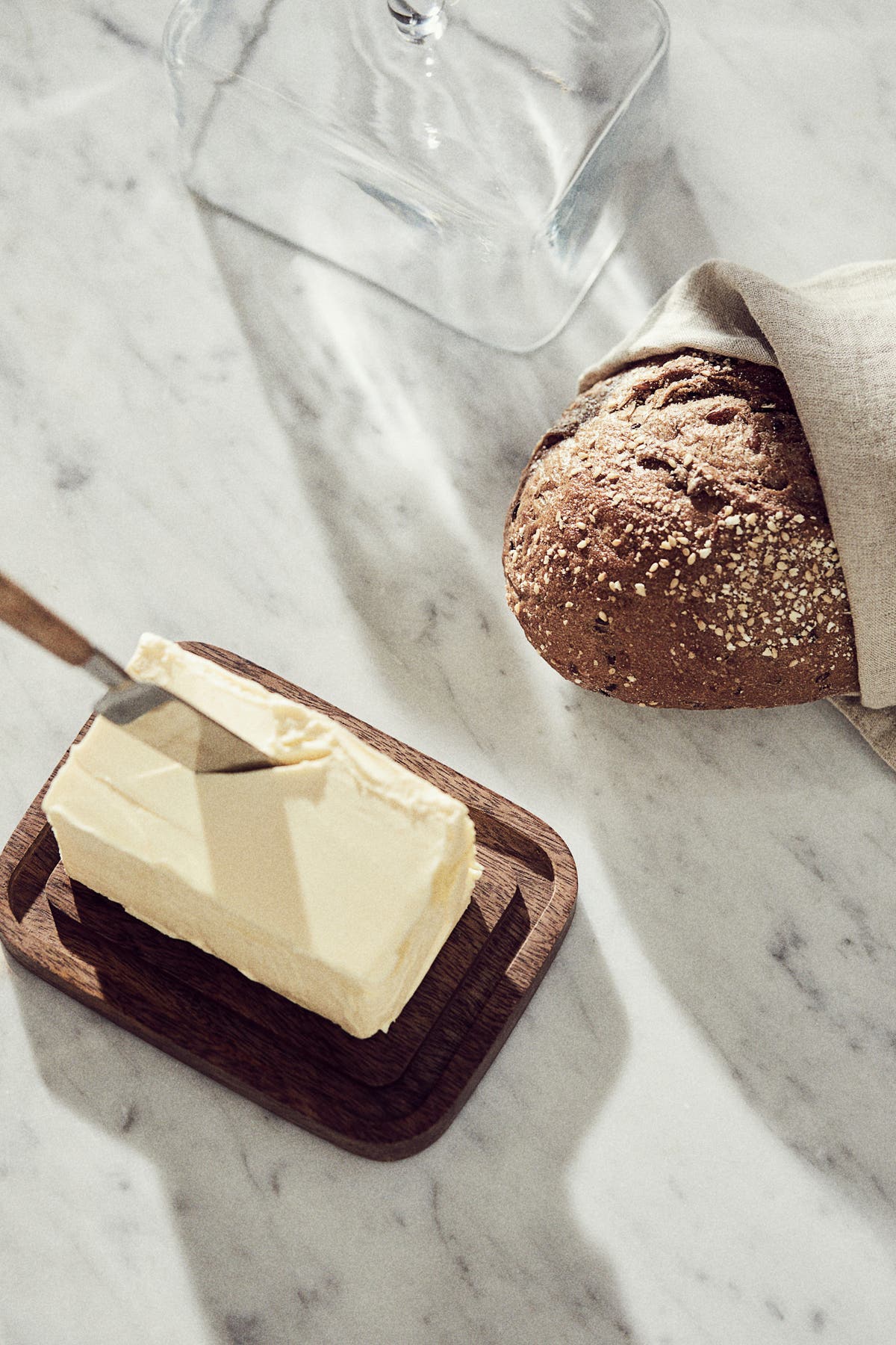 Glass-cloche Butter Dish | H&M UAE