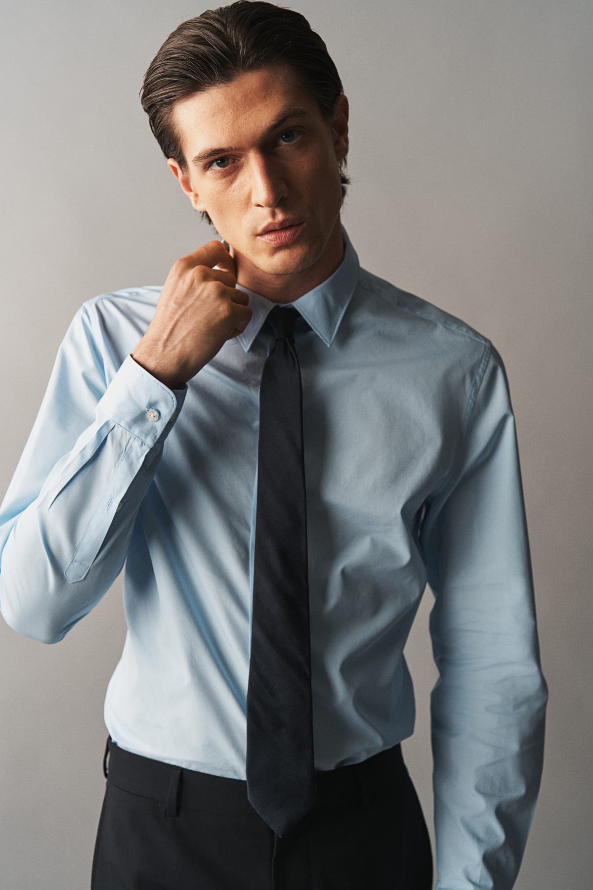 Slim Fit Pima Cotton Shirt | H&M UAE