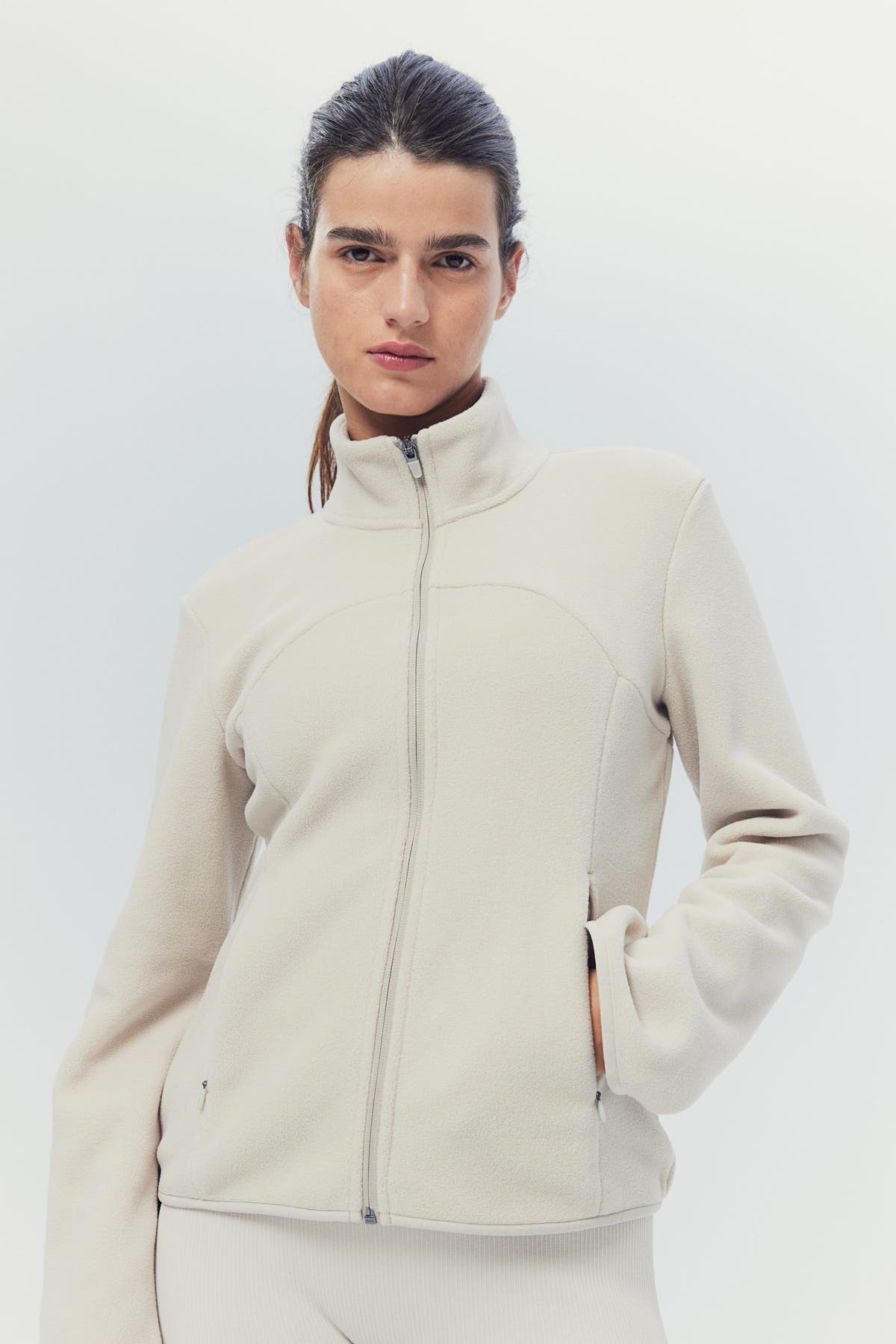 Sports Fleece Jacket In Drymove™ | H&M UAE
