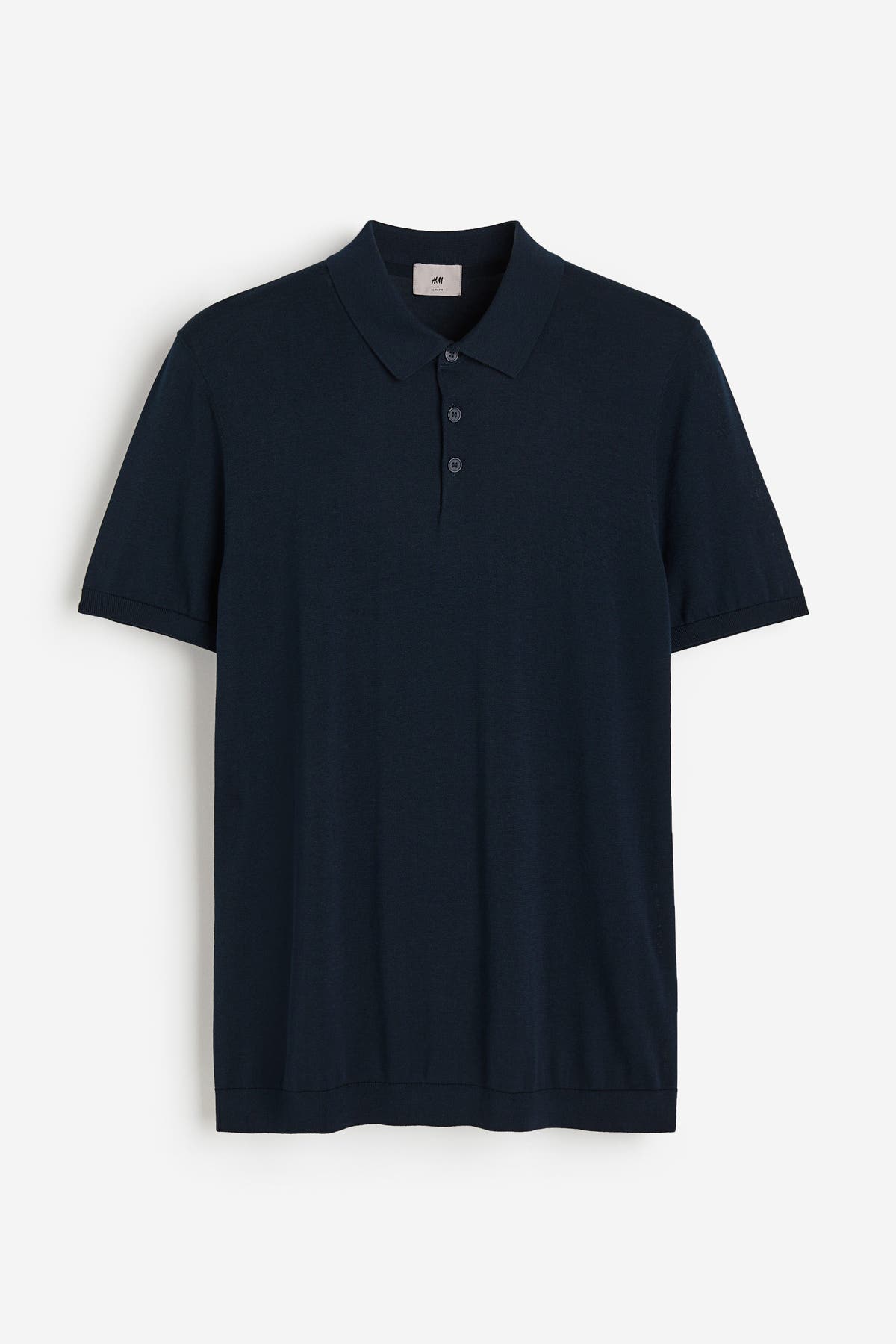 Slim Fit Silk-blend Polo Shirt | H&M UAE