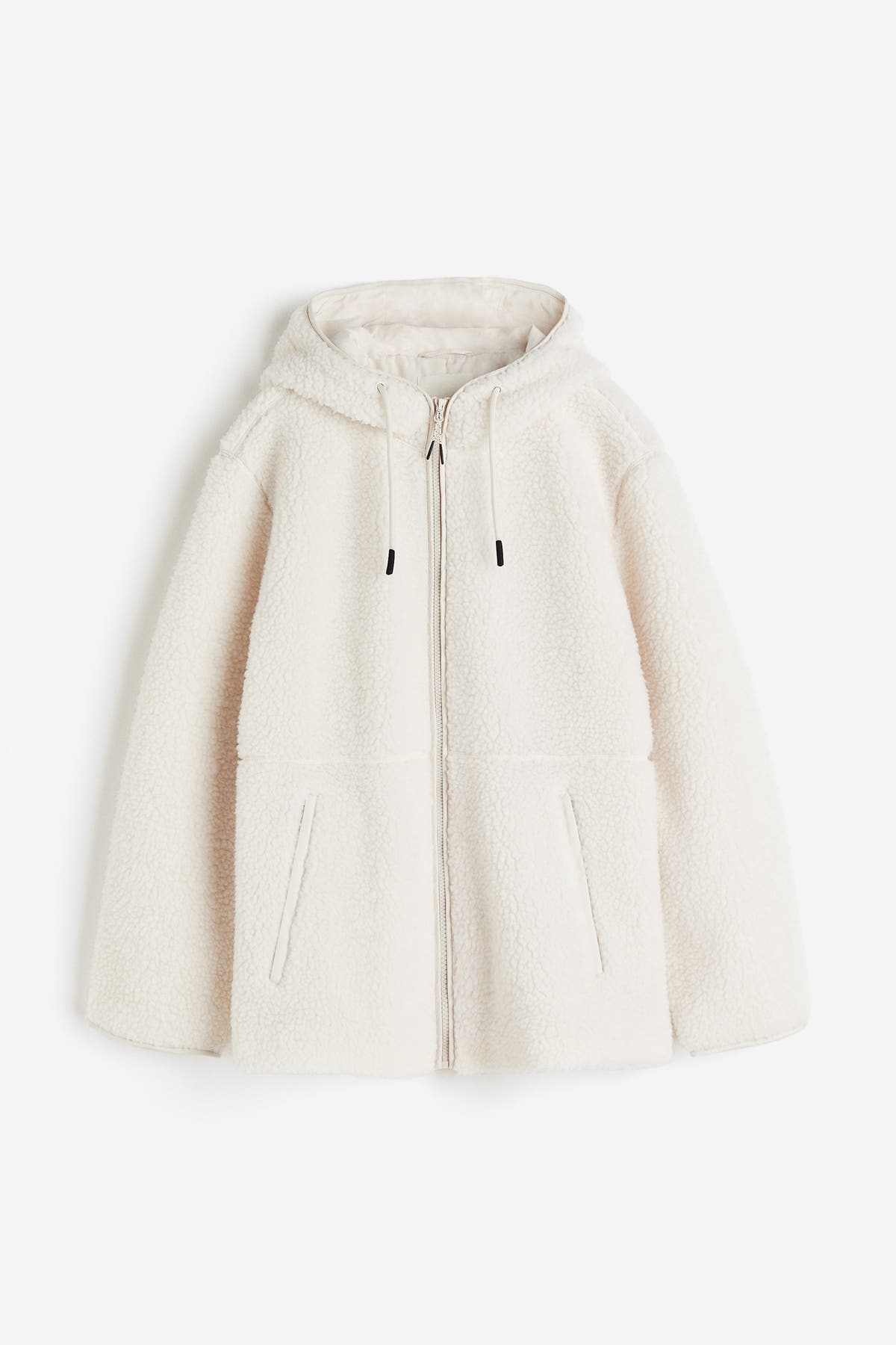 Hooded Teddy Jacket | H&M UAE