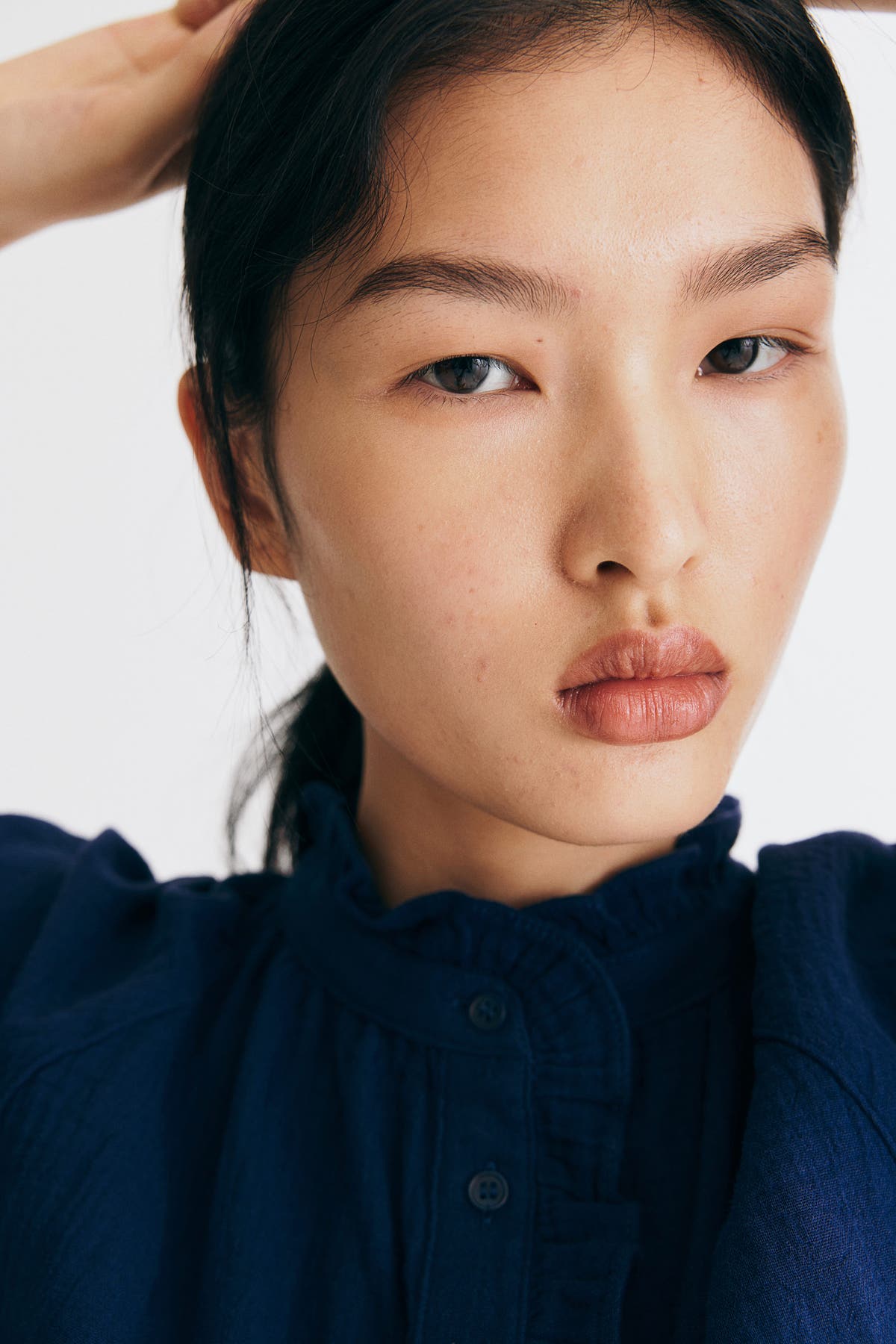 Frill-trimmed Muslin Blouse | H&M UAE