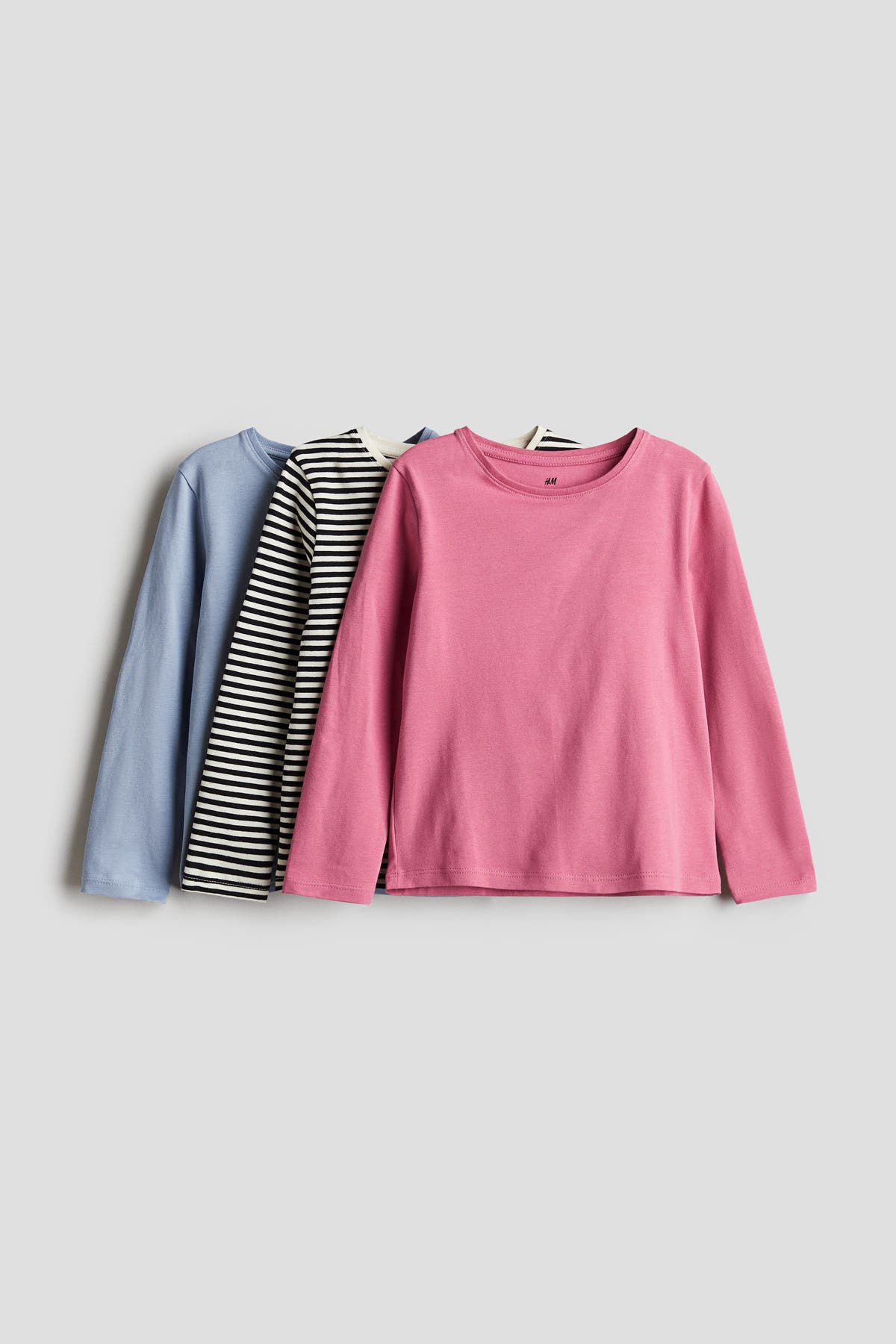 3-pack Long-sleeved Tops | H&M UAE
