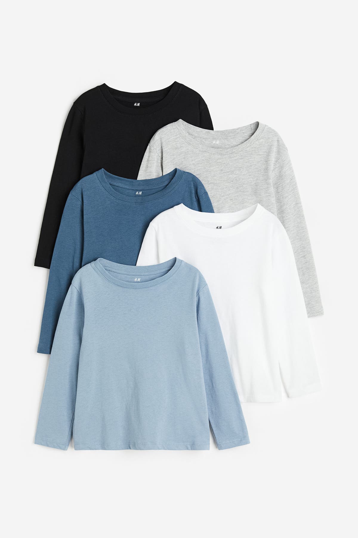 5-pack Cotton Jersey Tops | H&M UAE