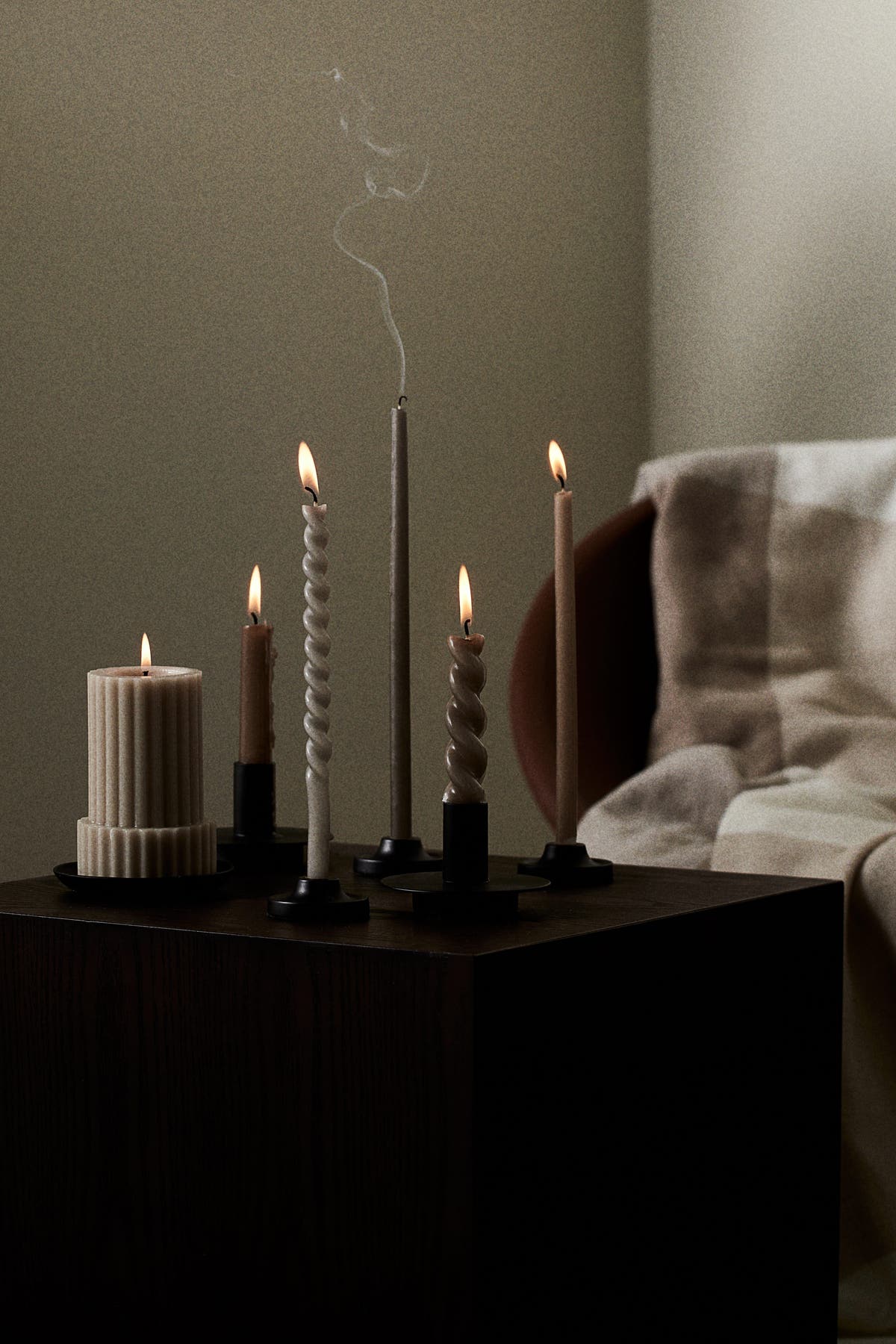 8-pack Thin Tapered Candles | H&M UAE