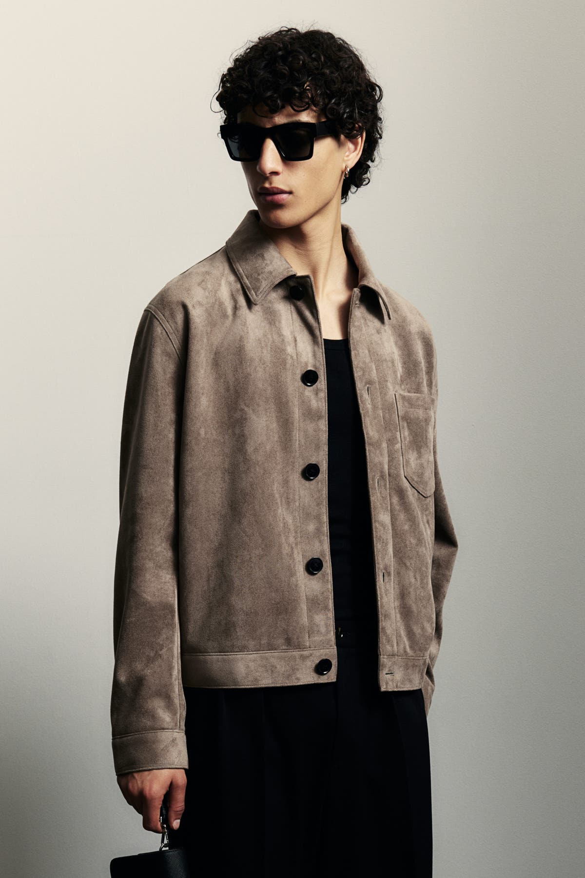 Slim Fit Napped Jacket | H&M UAE