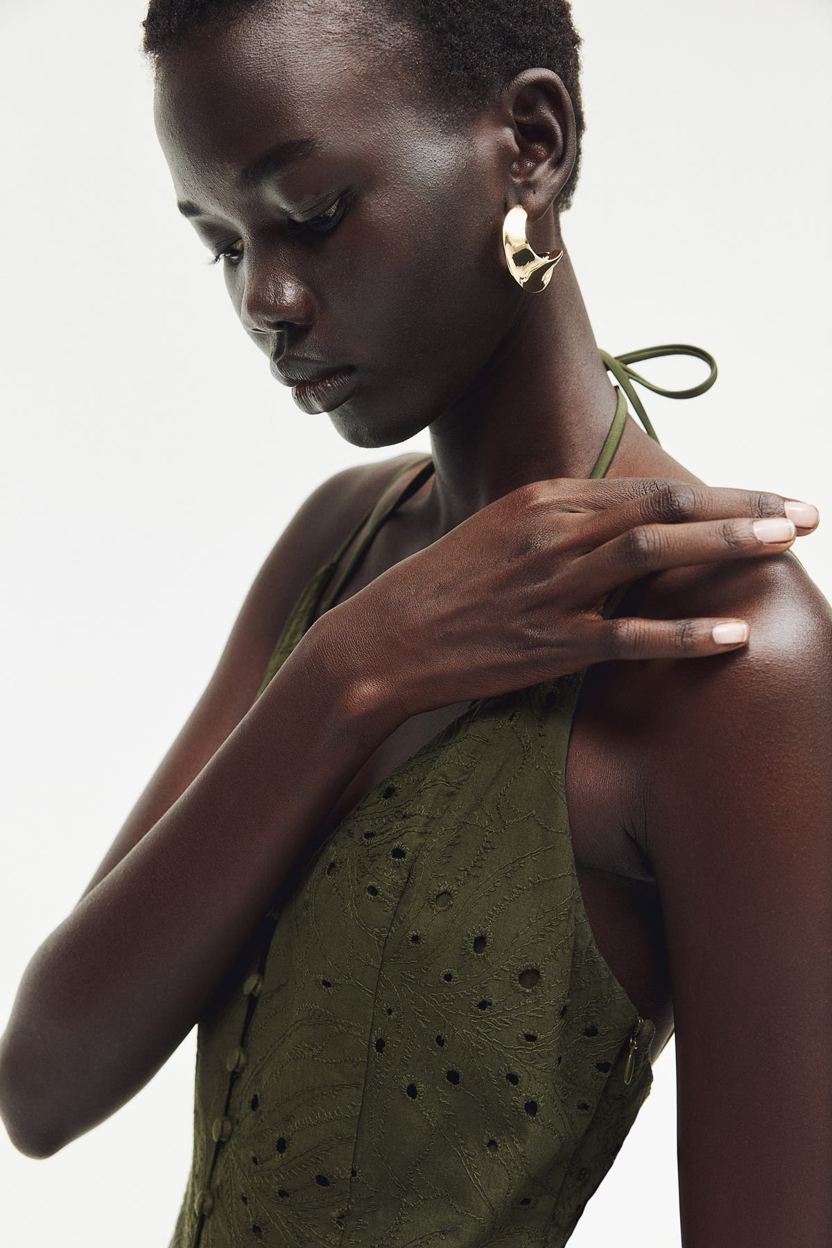 Point-edge Hoop Earrings | H&M UAE