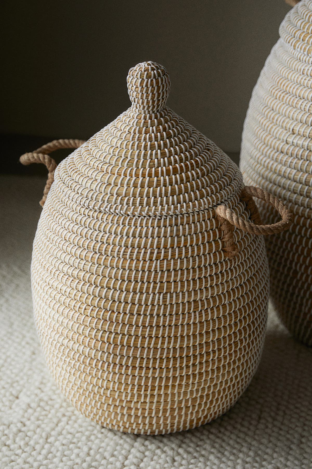Lidded Storage Basket | H&M UAE